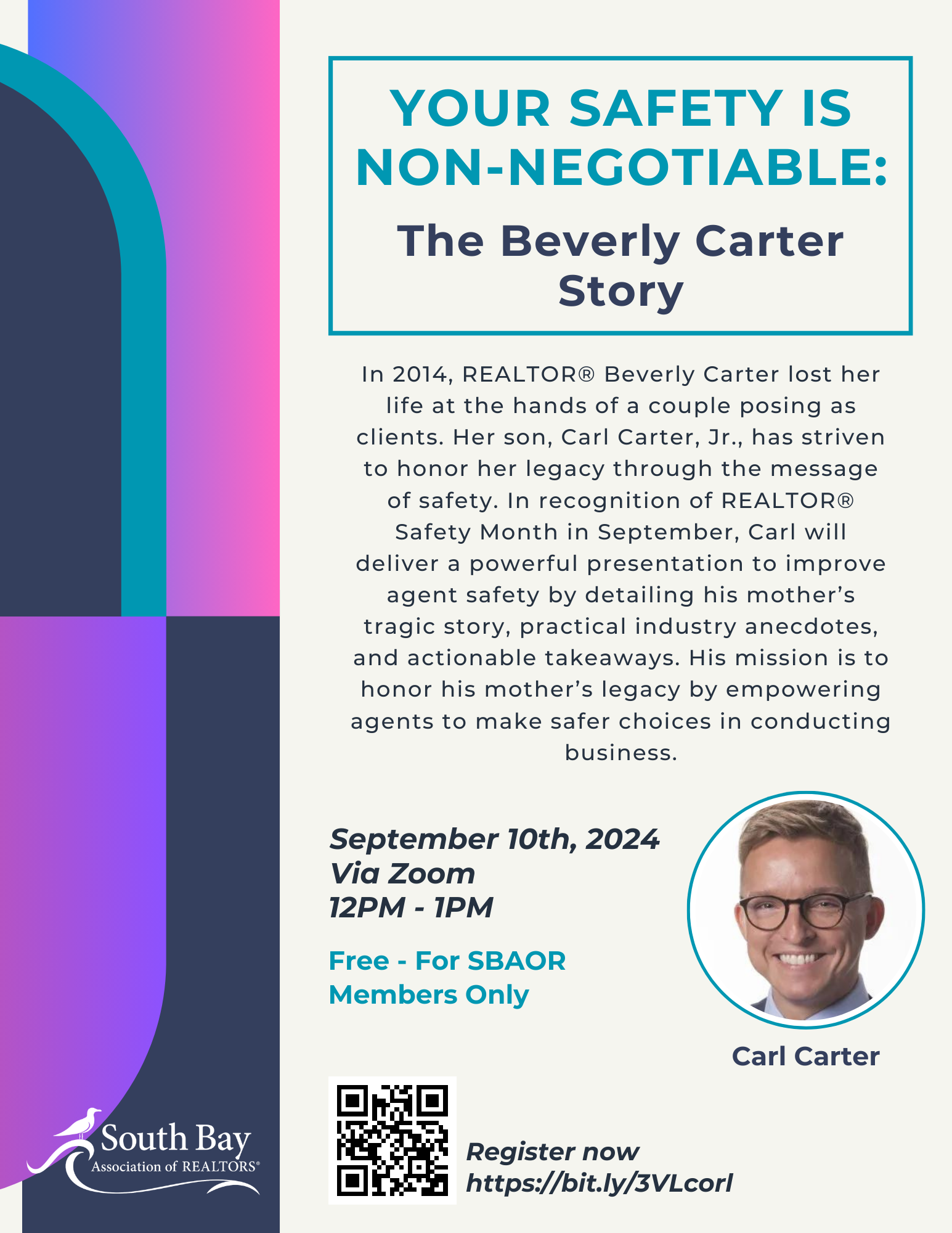Your Safety is Non-Negotiable: The Beverly Carter Story - South Bay ...