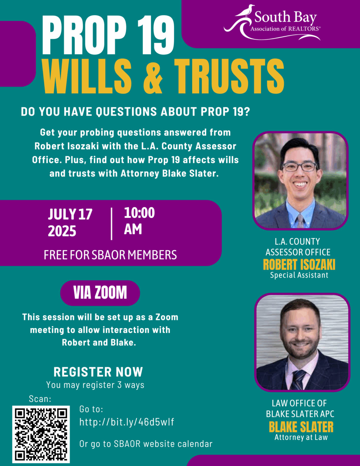 Prop 19, Wills & Trusts: Be the Agent Clients Will Trust - South Bay ...
