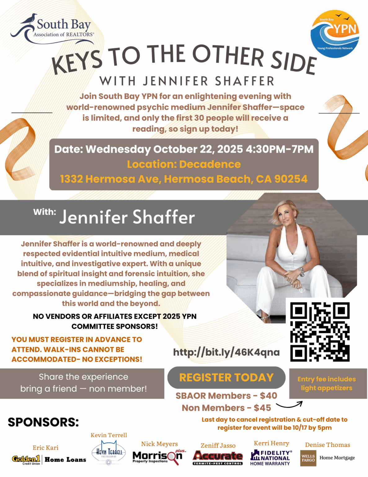 Keys to the Other Side with Jennifer Shaffer Event - Jennifer Shaffer